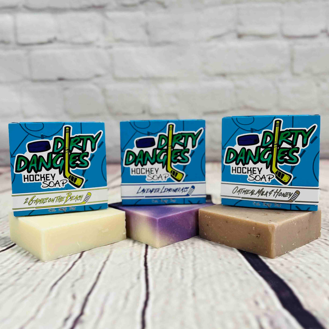 3 Pack Bundles - Dirty Dangles Hockey Soap Bars